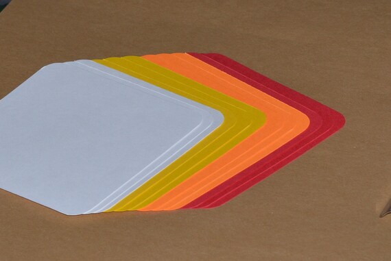 Paper Die Cuts 4x4 Square w/Rounded Corners 24 pieces | Etsy