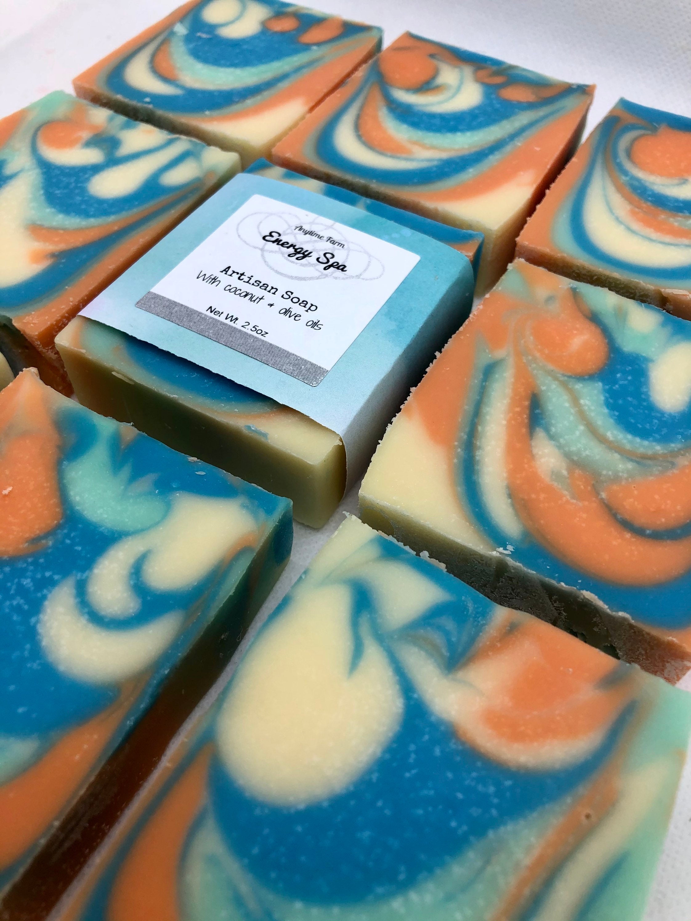 Energy Spa Scented Bar Soap Full And Half Sized Bars Shower Etsy