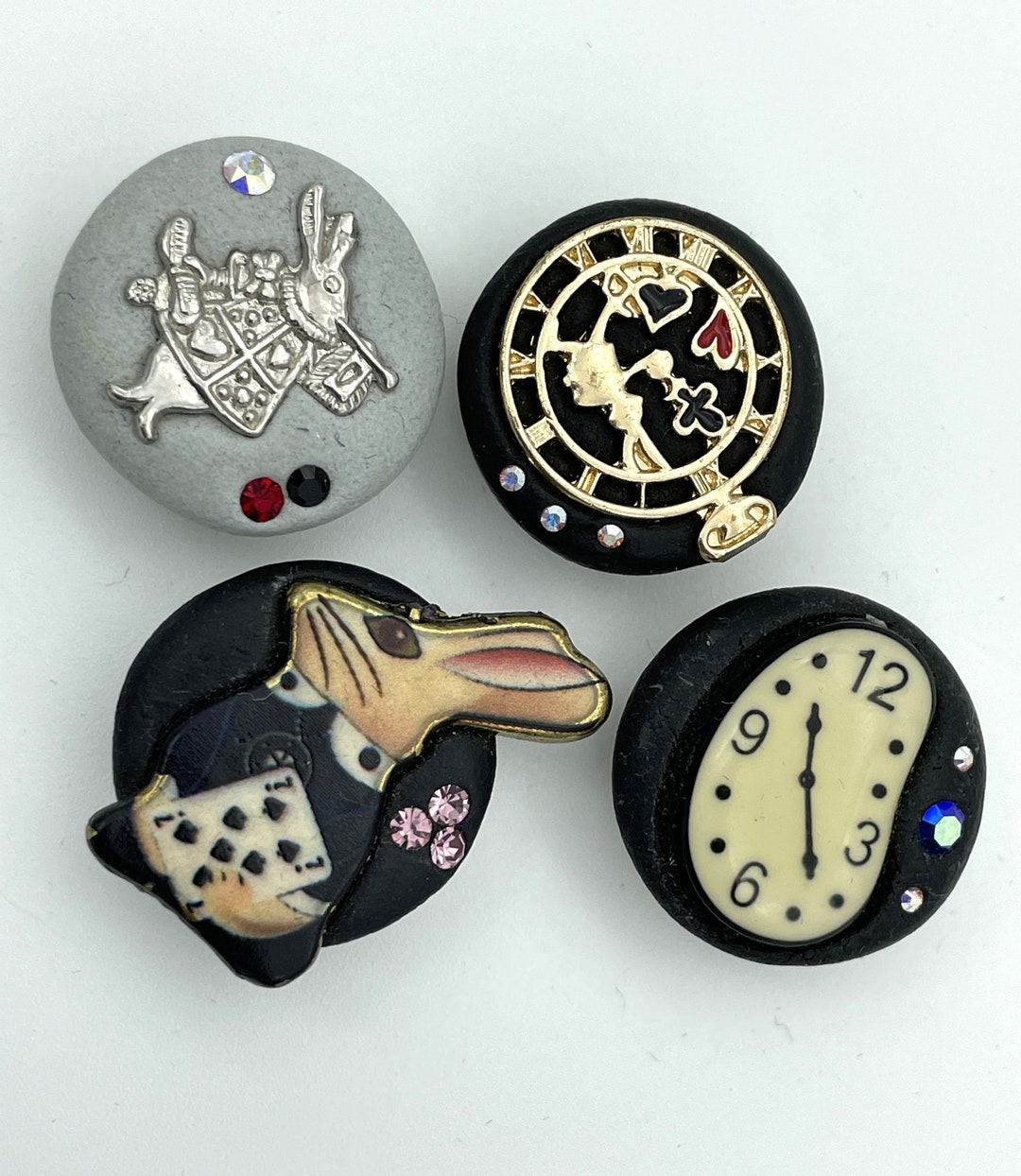 Alice in Wonderland 18mm 20mm Jazz Snaps for Snap Button Jewelry - Etsy