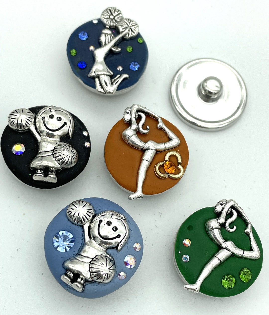 Gymnastic, Cheer Leader 18/20mm Jazz Snaps, Standard Size for Snap ...