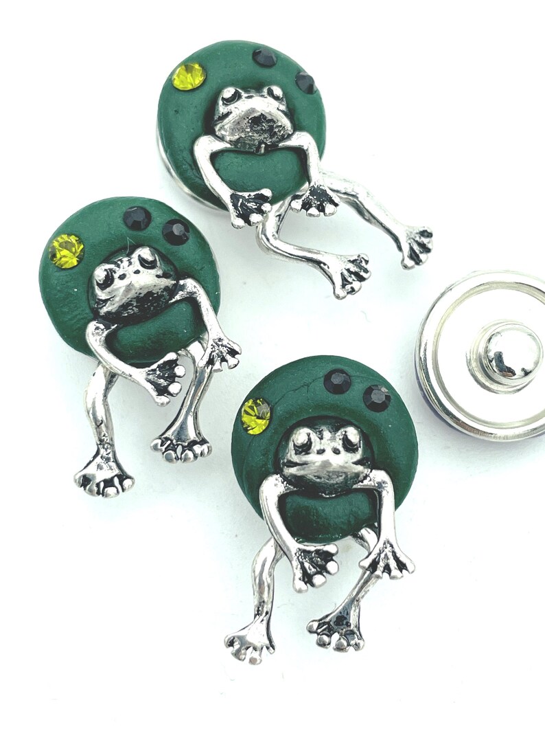 Frog 12mm Jazz Snaps for Snap Button Jewelry - Etsy