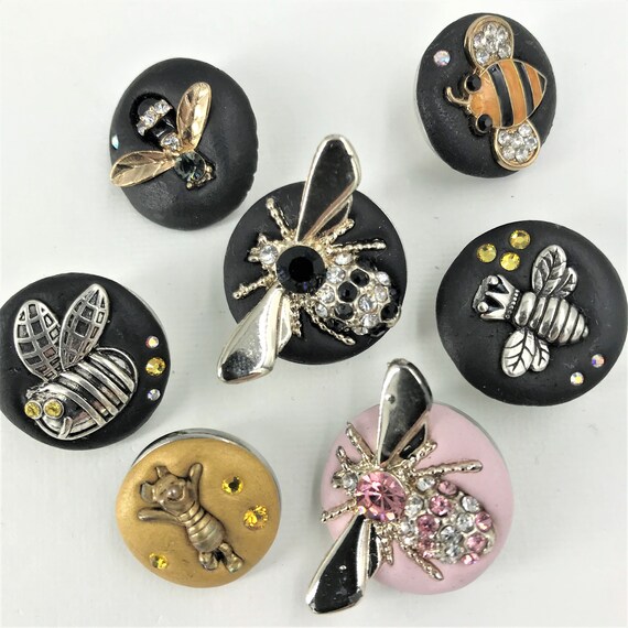 Bees & Fly 18/20mm Jazz Snaps Standard Size for Snap Button | Etsy