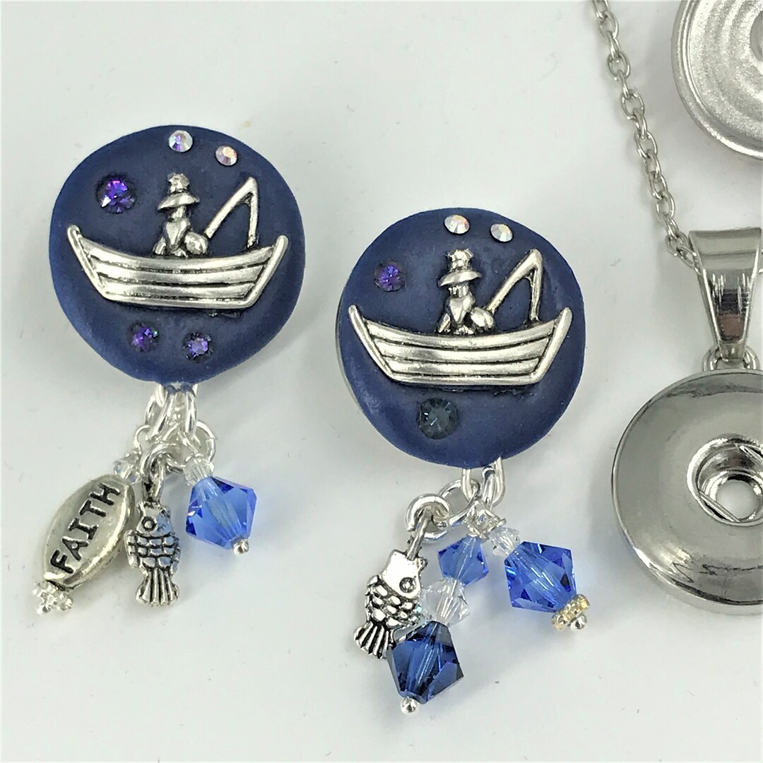 Fishing 18/20mm Dangle Jazz Snaps - Etsy