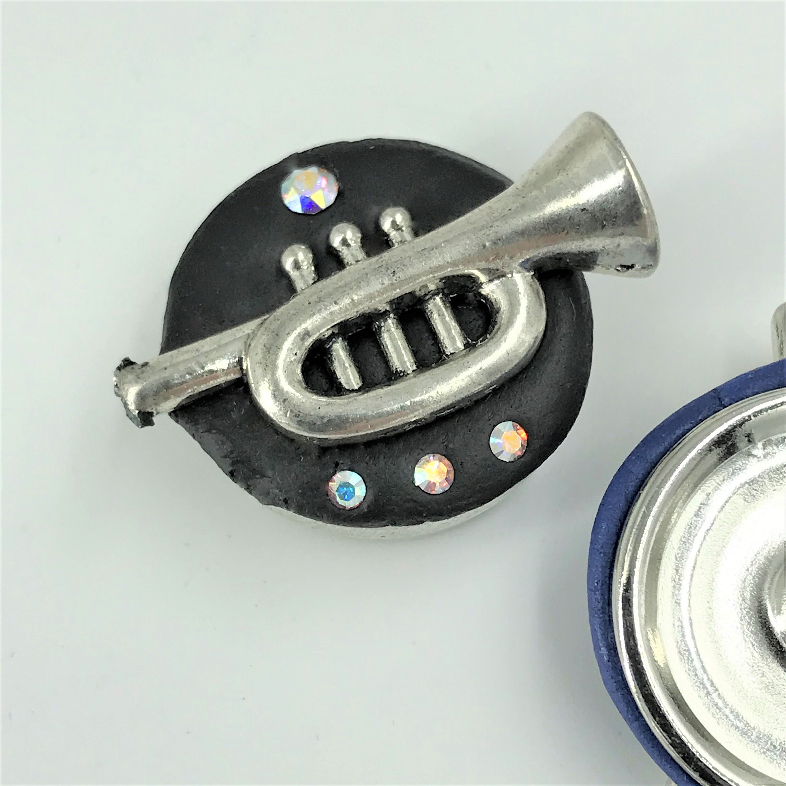 Musical Instrument 18/20mm Jazz Snaps Trumpet Guitar - Etsy
