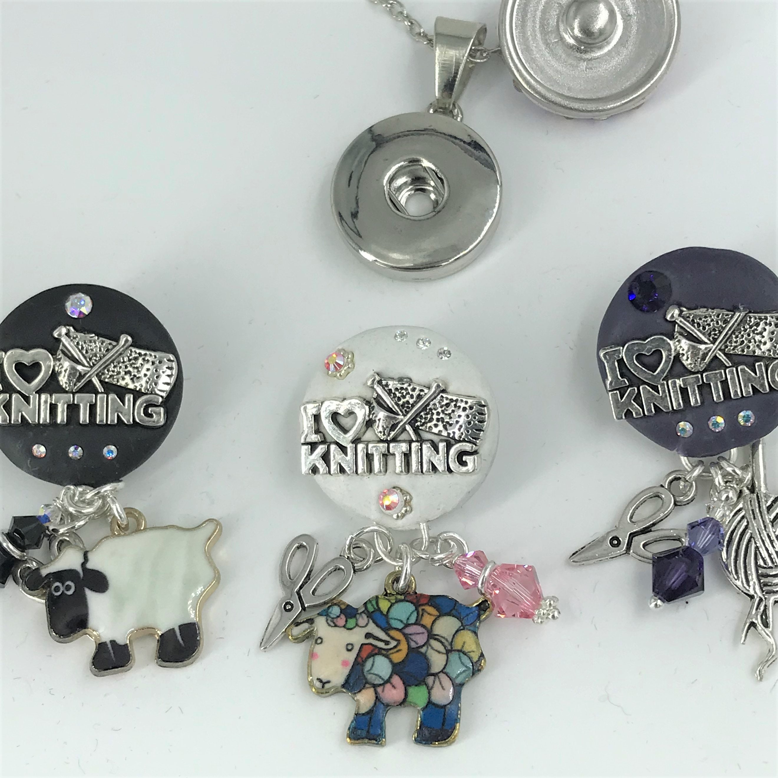 Knitting 18/20mm Dangle Jazz Snaps | Etsy