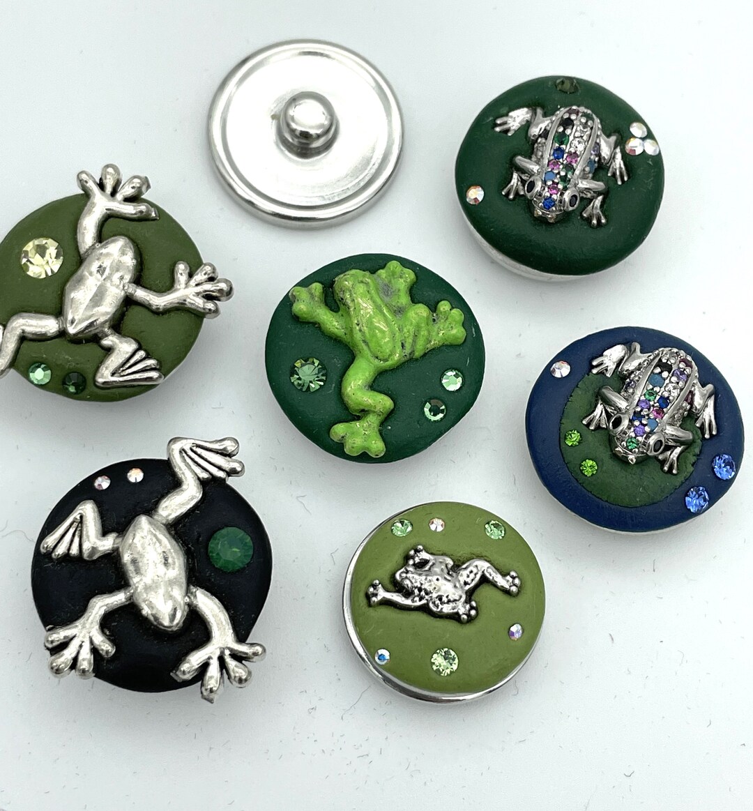 Frog, Amphibians 18/20mm Jazz Snaps, Standard Size for Snap Button ...