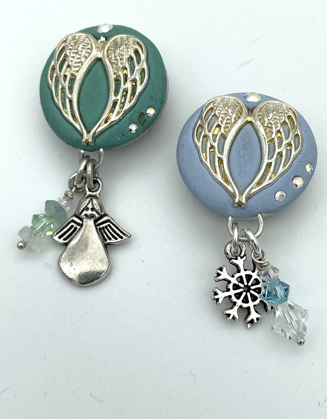 Angel Wing 18mm 20mm Dangle Jazz Snaps for Snap Button Jewelry - Etsy