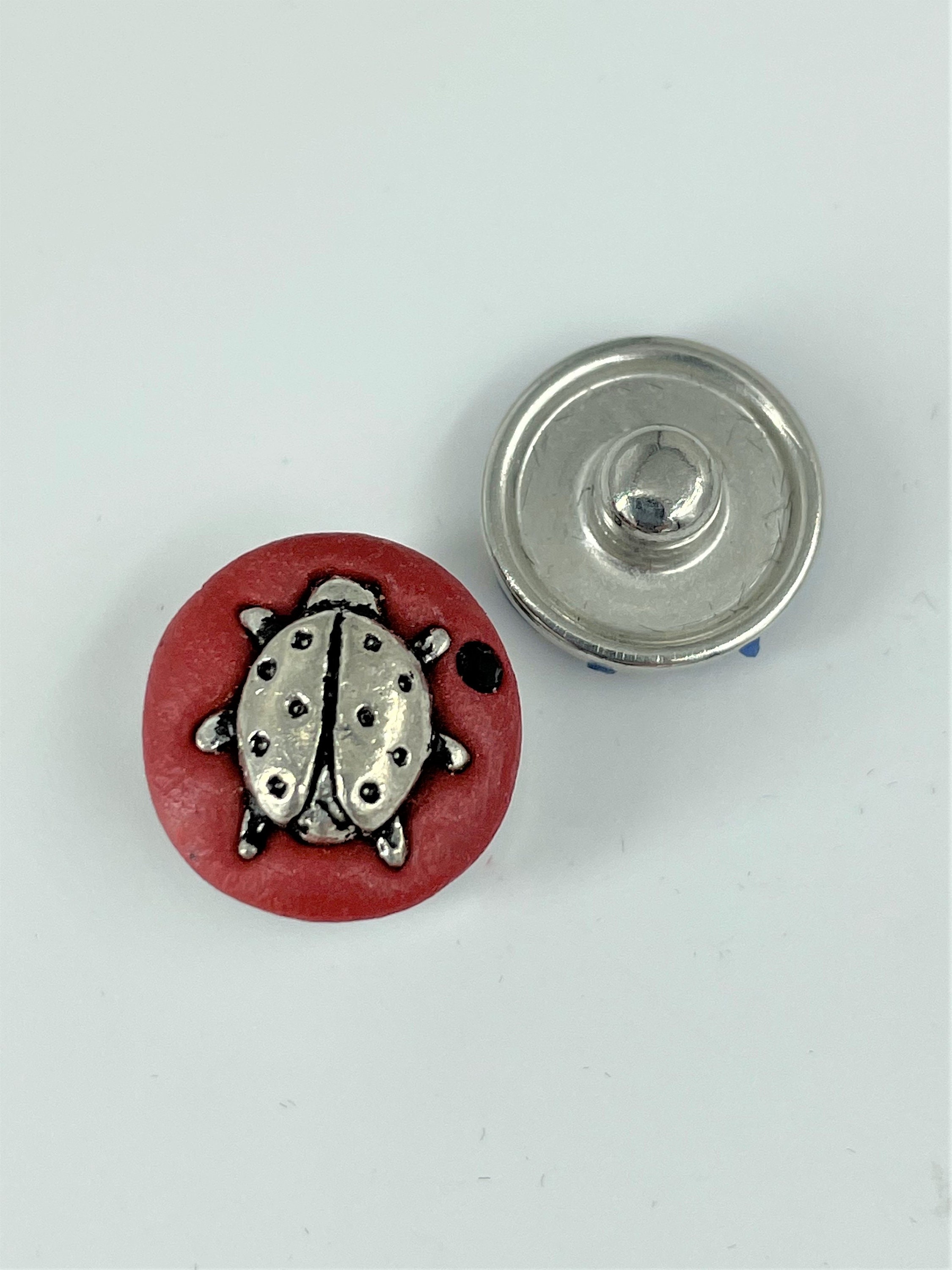 Ladybug 12mm Mini Petite Jazz Snaps for Snap Button Jewelry - Etsy