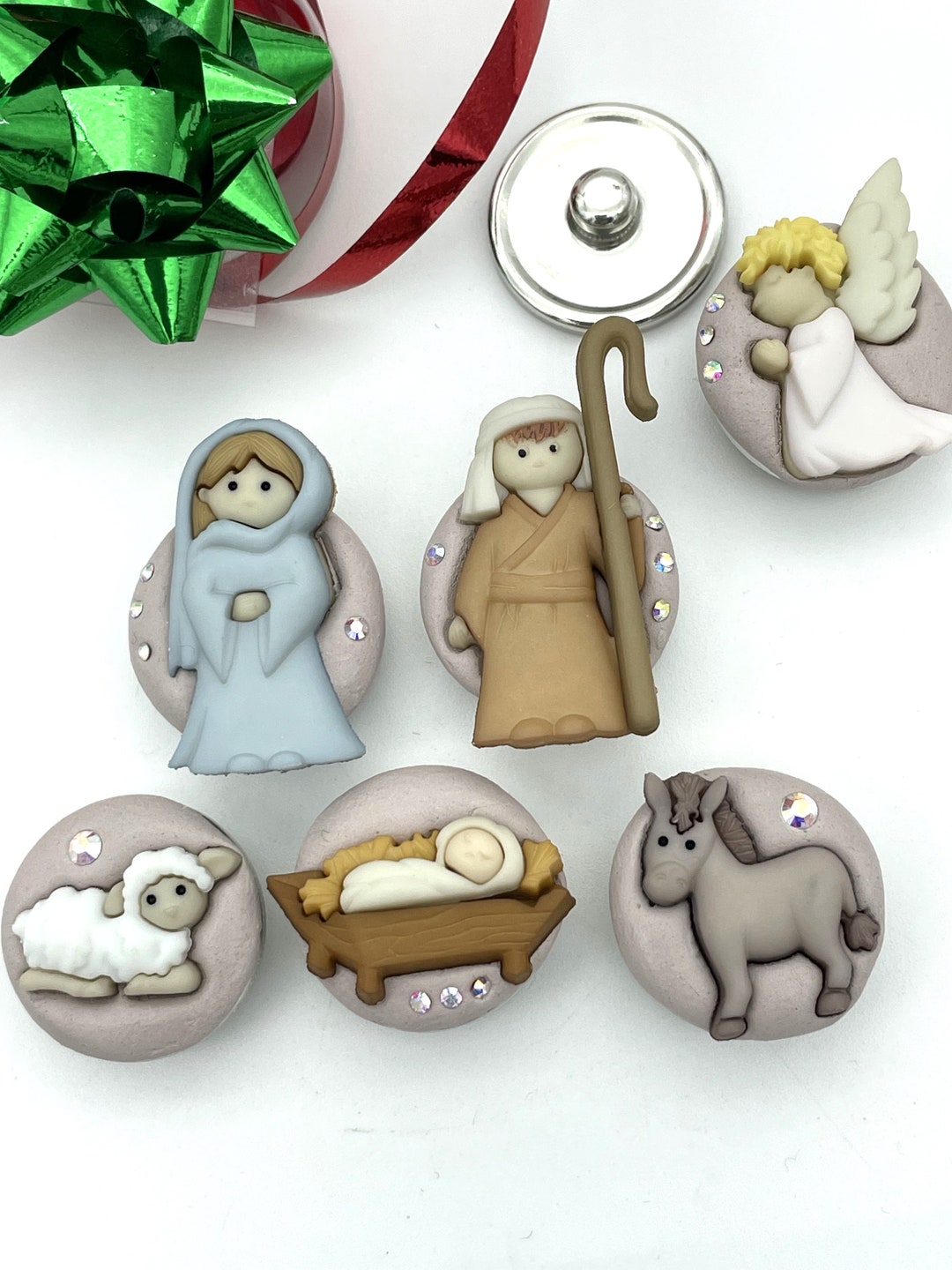Christmas Nativity 18mm 20mm Jazz Snaps for Snap Button Jewelry - Etsy