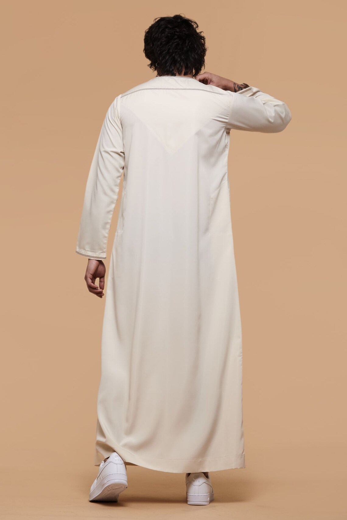 Pearled Ivory Omani Thobe - Etsy