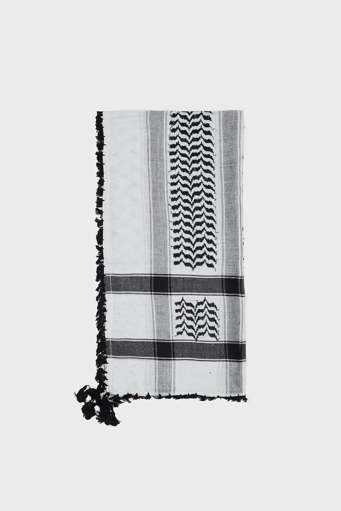 Black and White Keffiyeh Scarf - Etsy