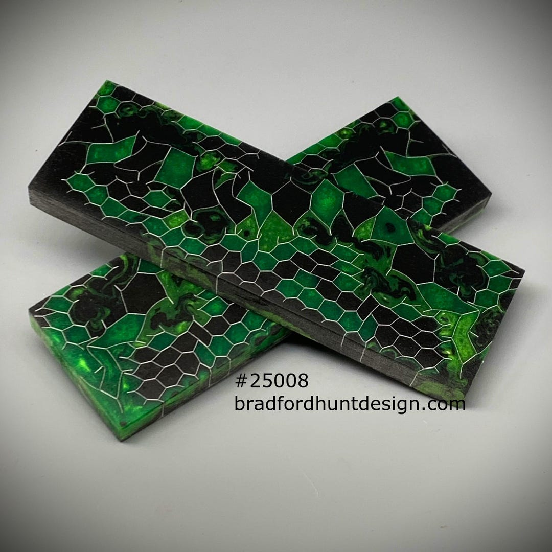 Aluminum Honeycomb and Urethane Resin Custom Knife Scales #25008 - Etsy