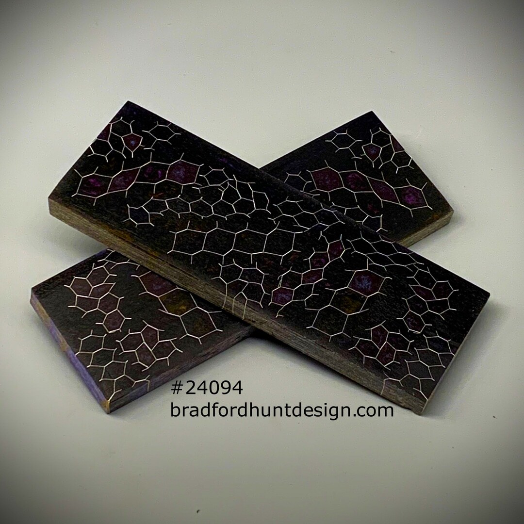 Aluminum Honeycomb and Urethane Resin Custom Knife Scales #24094 - Etsy