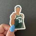 Giannis Antetokounmpo Sticker | Milwaukee Bucks | 34 Cheering Weather ...