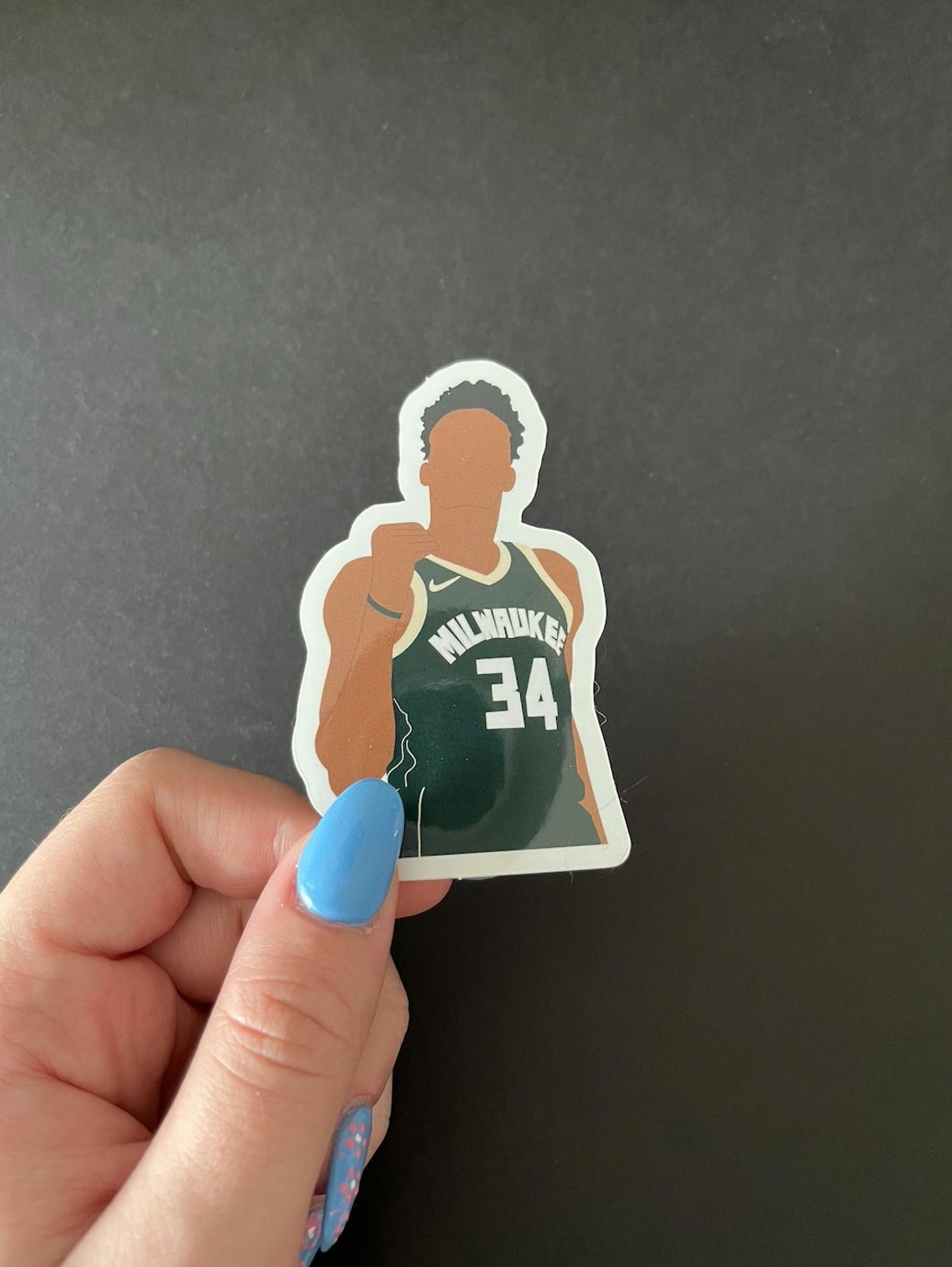 Giannis Antetokounmpo Sticker Milwaukee Bucks - Etsy