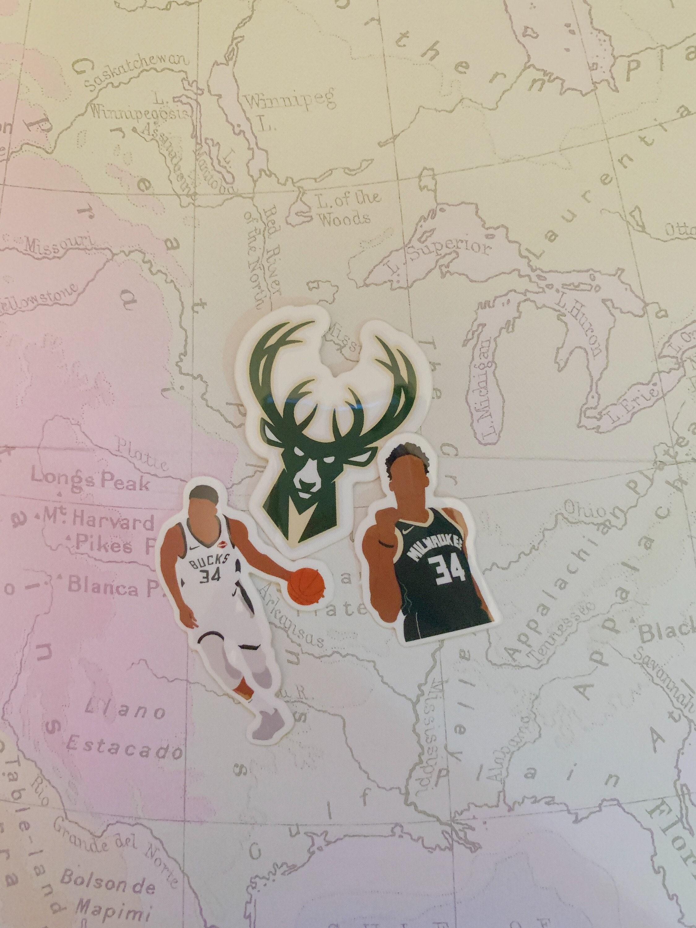 Milwaukee Bucks Mini Sticker Pack - Etsy