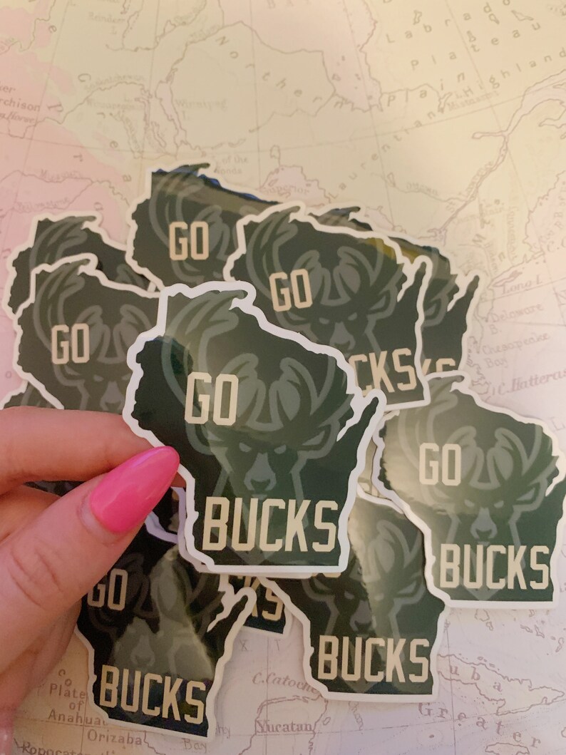 Milwaukee Bucks Sticker Pack 5 | Wisconsin State | Giannis ...