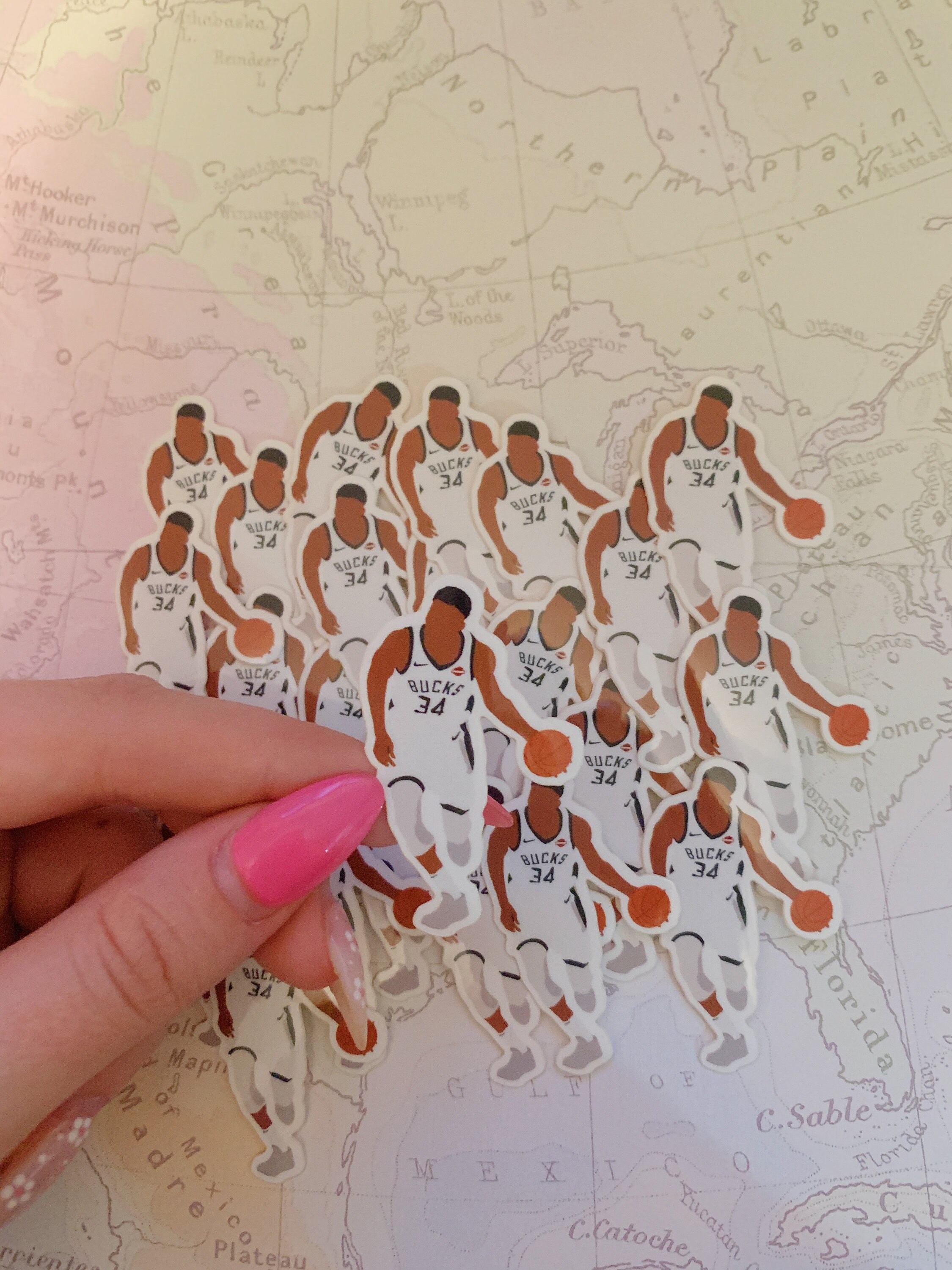 Milwaukee Bucks Mini Sticker Pack - Etsy