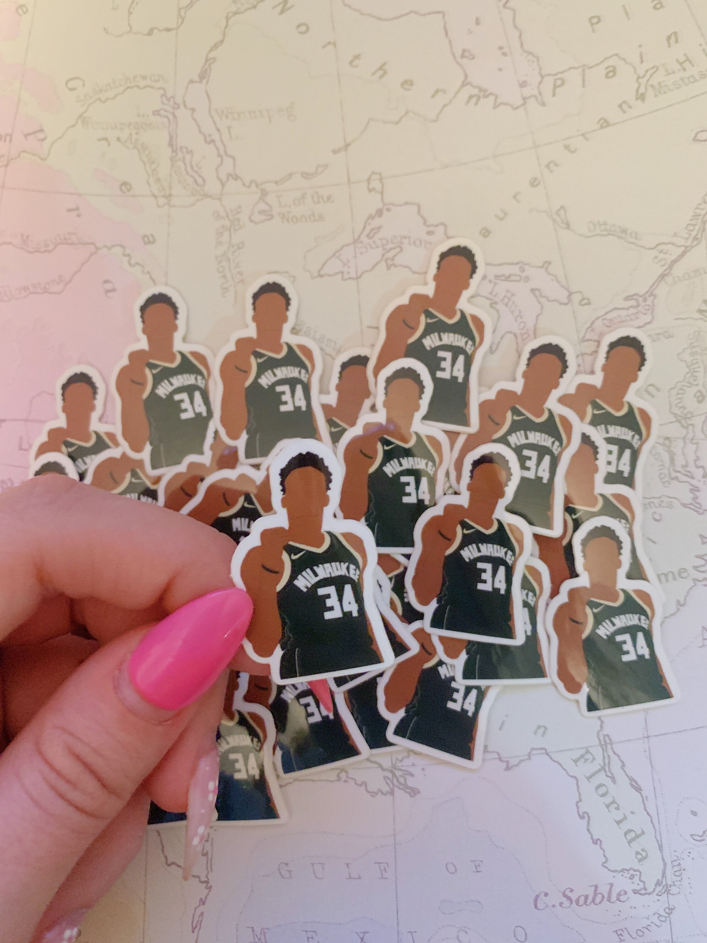 Milwaukee Bucks Mini Sticker Pack - Etsy