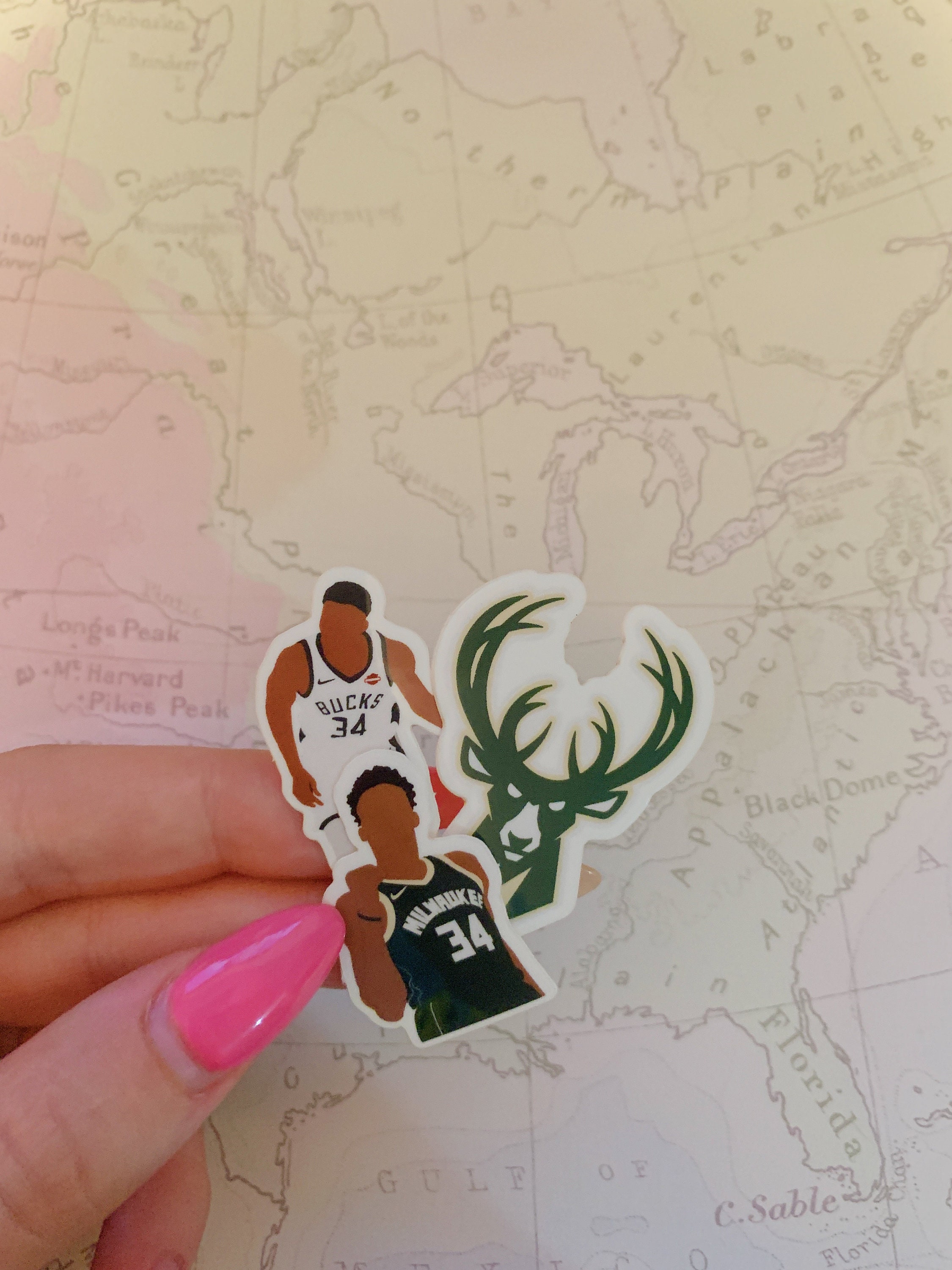 Milwaukee Bucks Mini Sticker Pack - Etsy