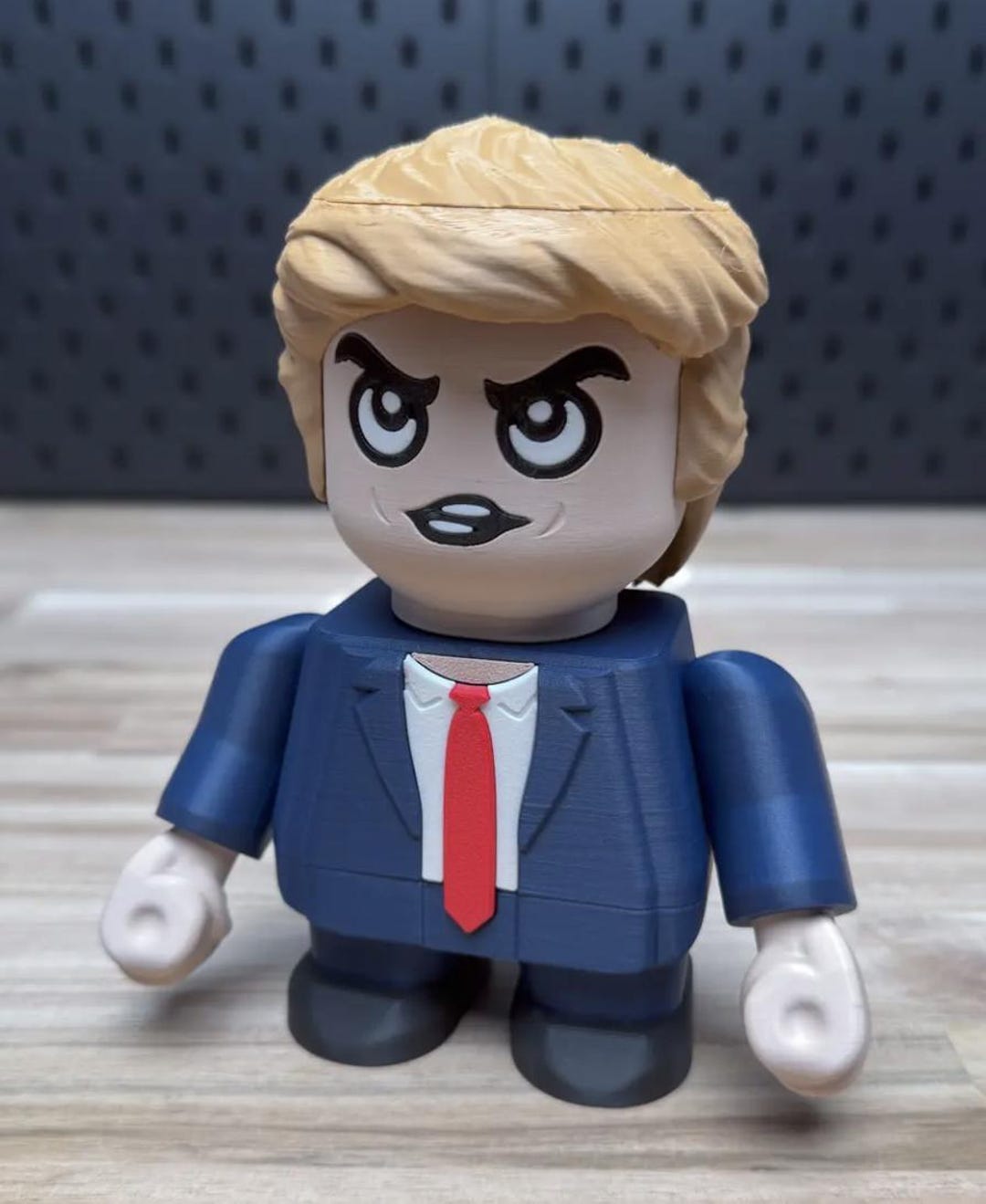 Chunky Donald Trump 3D Printed Figure Collectible Lego-inspired ...