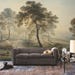 Scenic Tree Landscape Home Decor, Vintage Wallpaper - Classic Mural ...