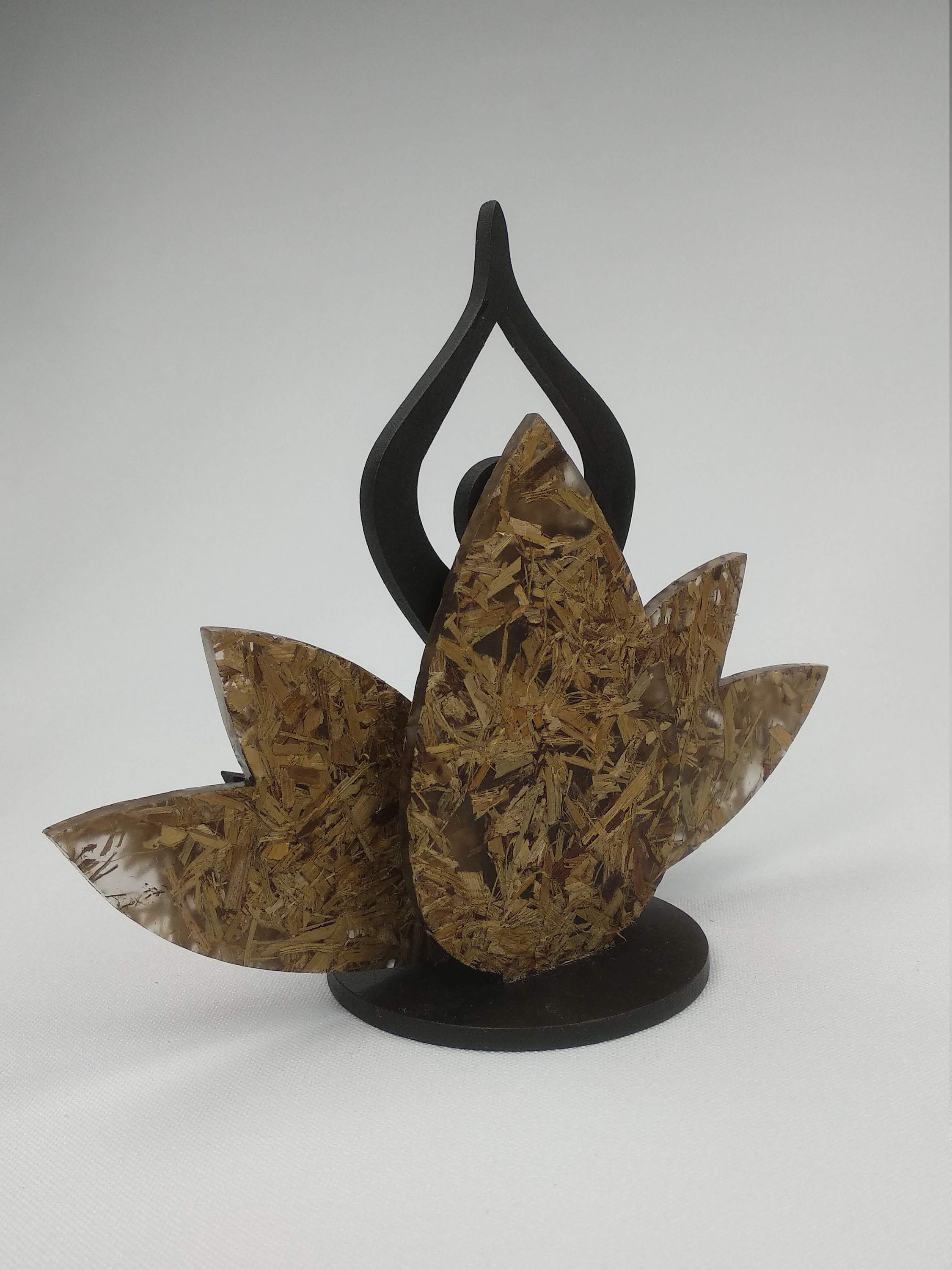 Statue Balance Made With Coffee Lotus Flower Statue in - Etsy