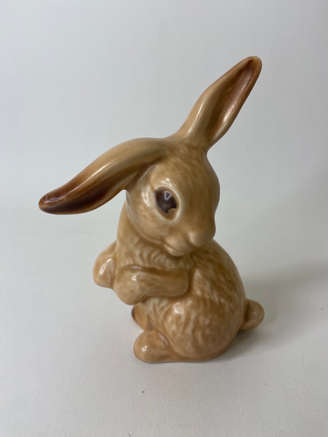 Sylvac Pottery Brown Lop Eared Rabbit - Etsy