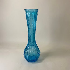 Empoli Italy MCM Drip Wax Blue Vase - Etsy
