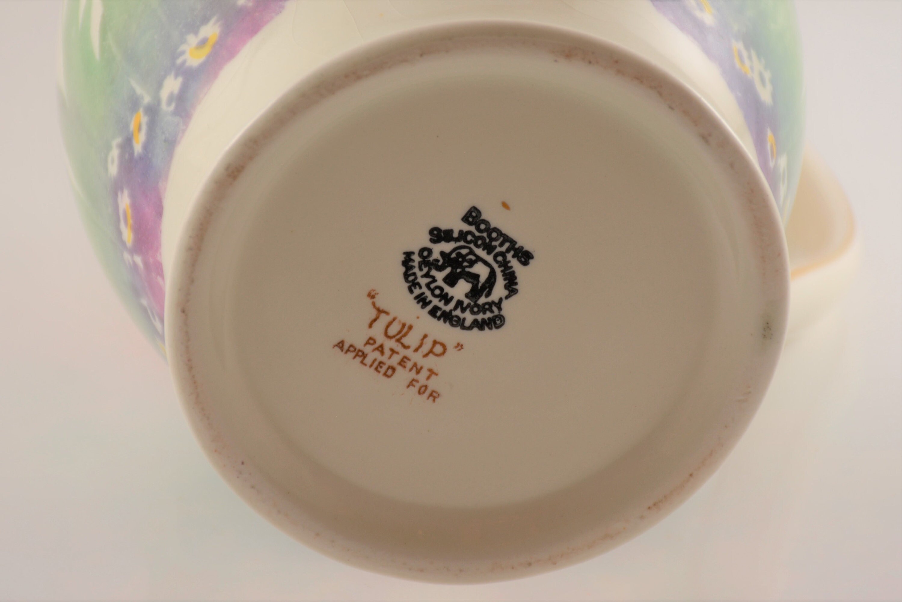 Booths Ceylon Ivory Tulip Pitcher - Etsy