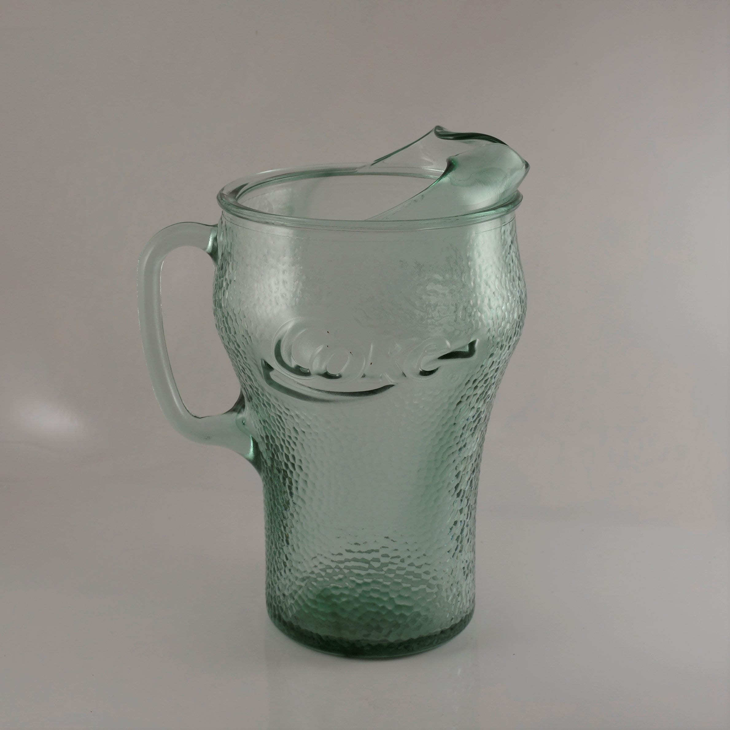 Large Coca Cola Glass Pitcher - Etsy