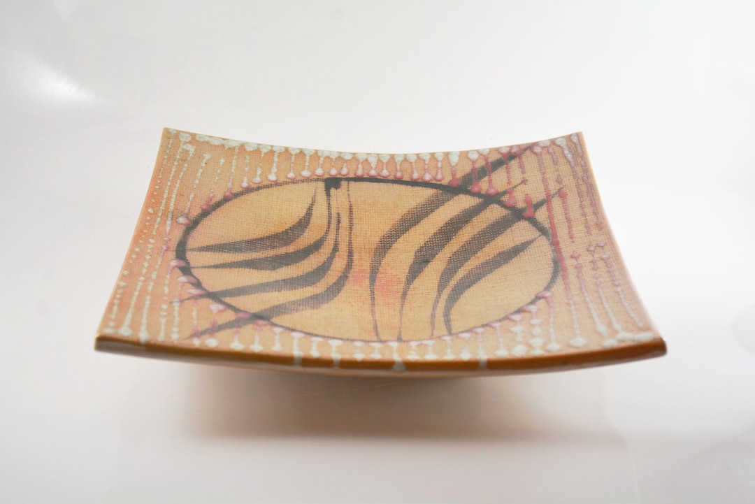 Robin Hopper Canadian Artist Large Pottery Tray - Etsy