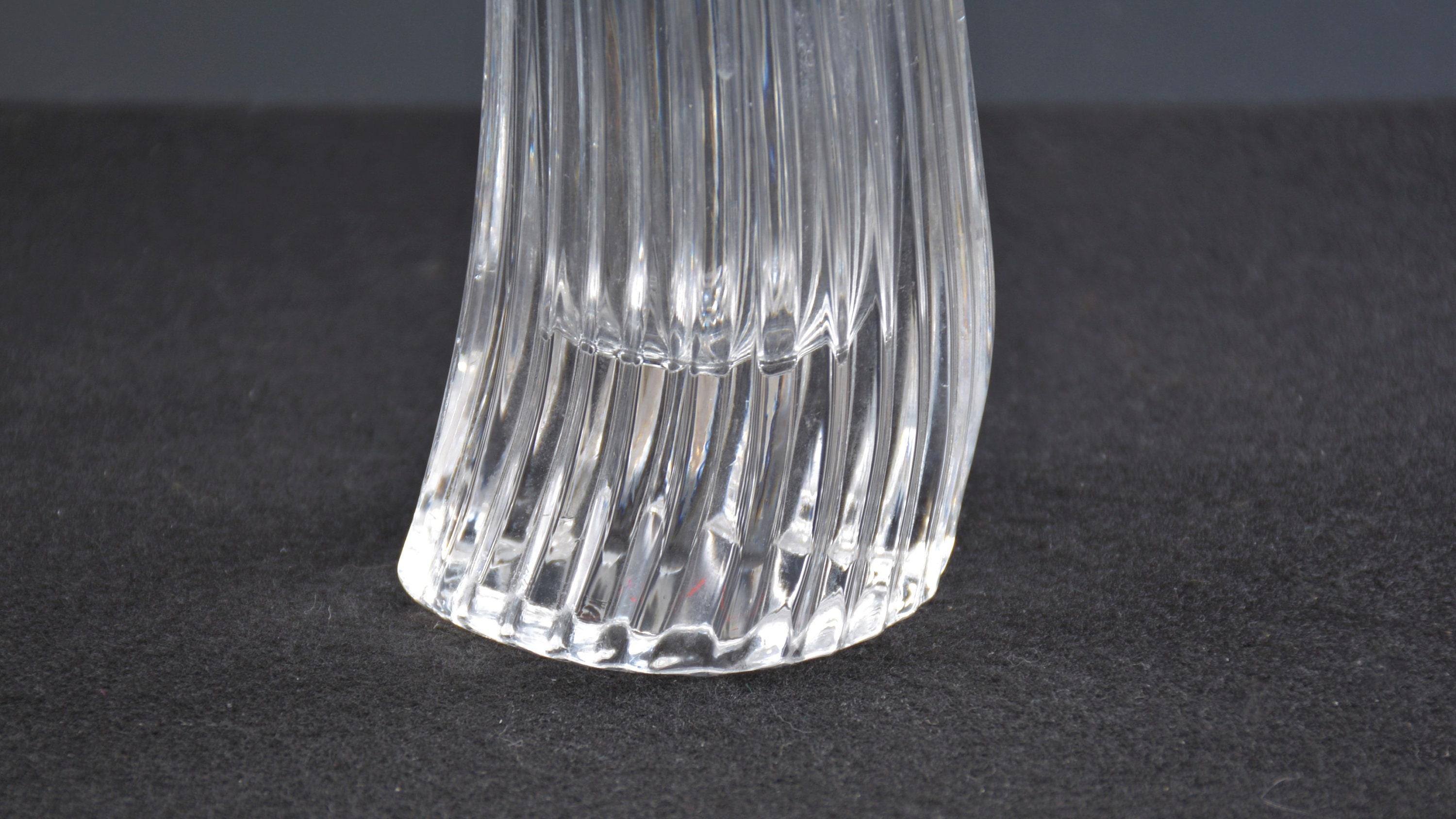 Mikasa Diamond Fire Curved Crystal Vase Ribbed Sawtooth - Etsy