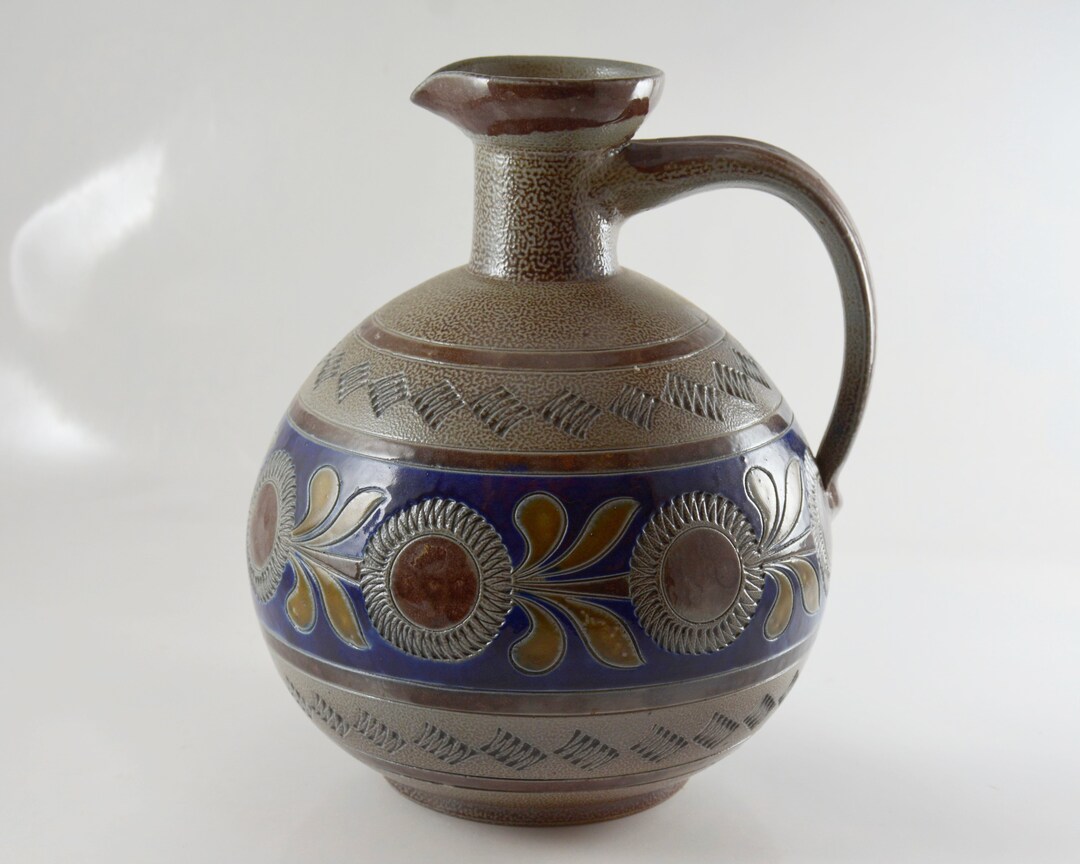 Handarbeit German Salt Glaze Pottery Pitcher / Jug - Etsy