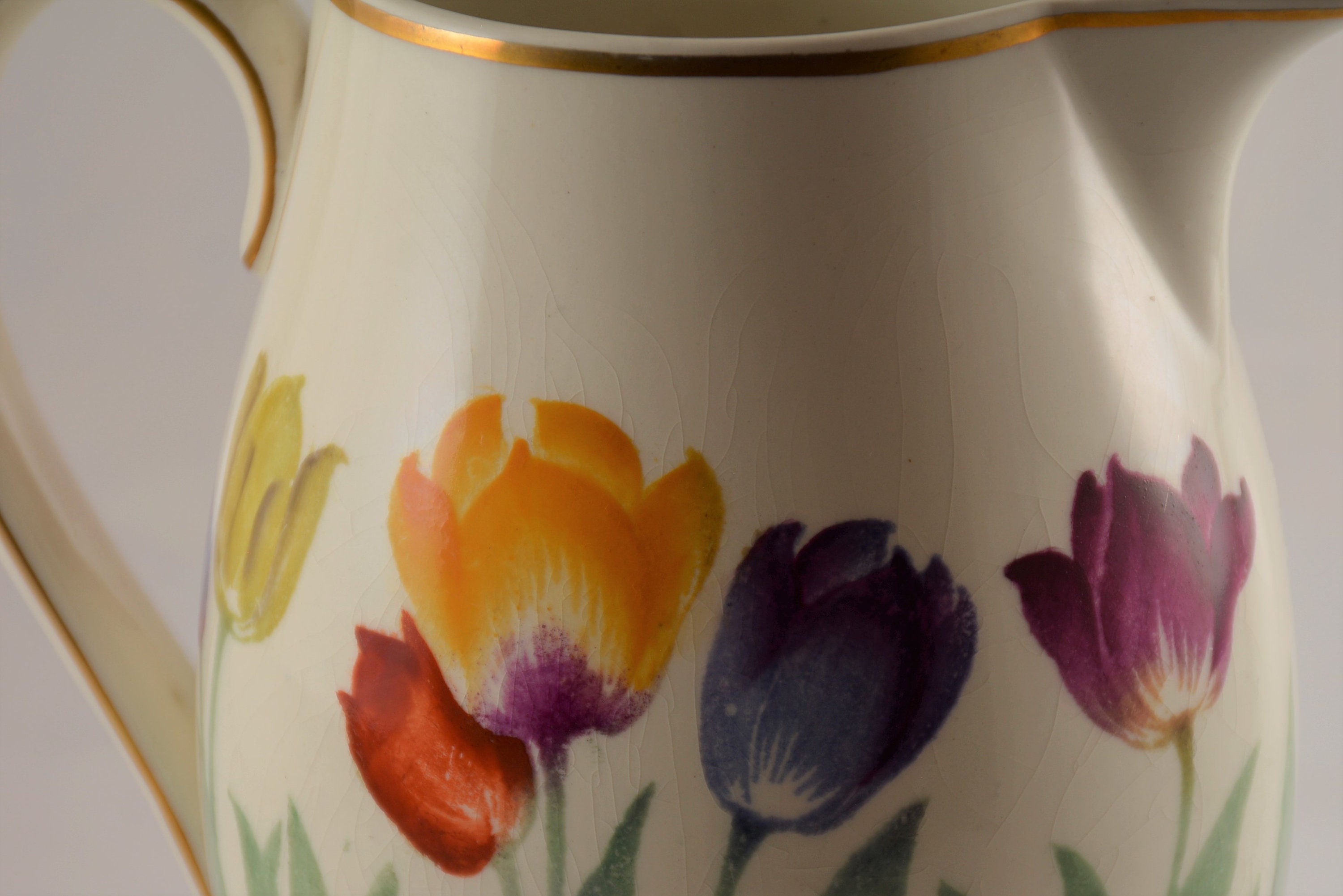 Booths Ceylon Ivory Tulip Pitcher - Etsy