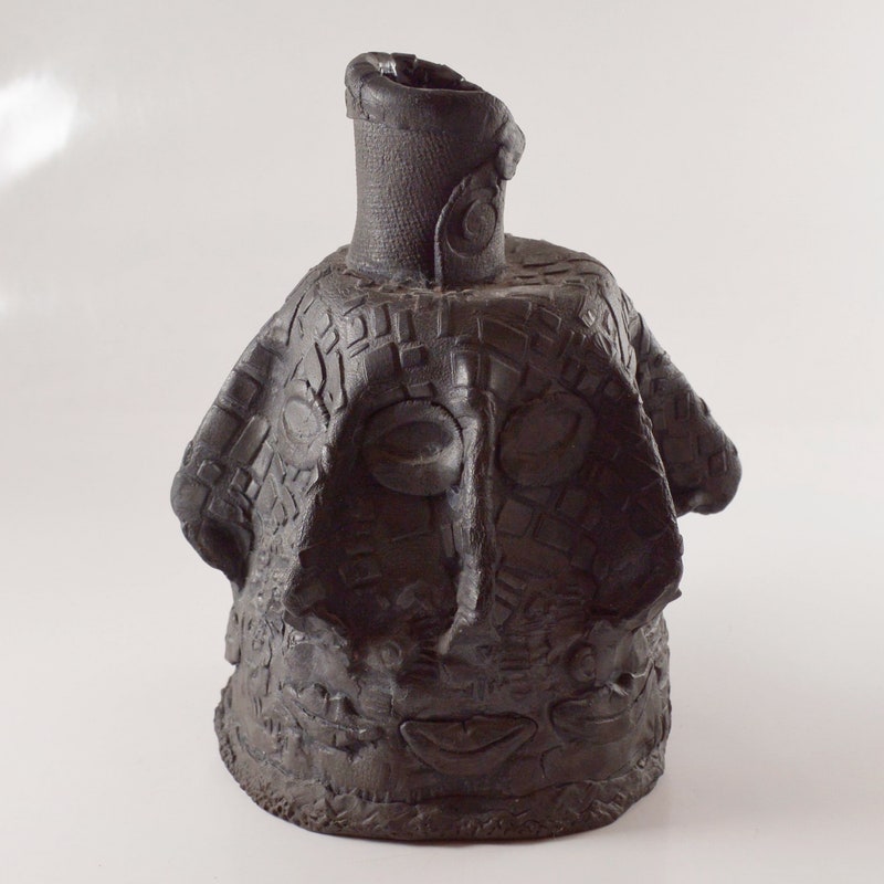Abstract Face Vase - Etsy