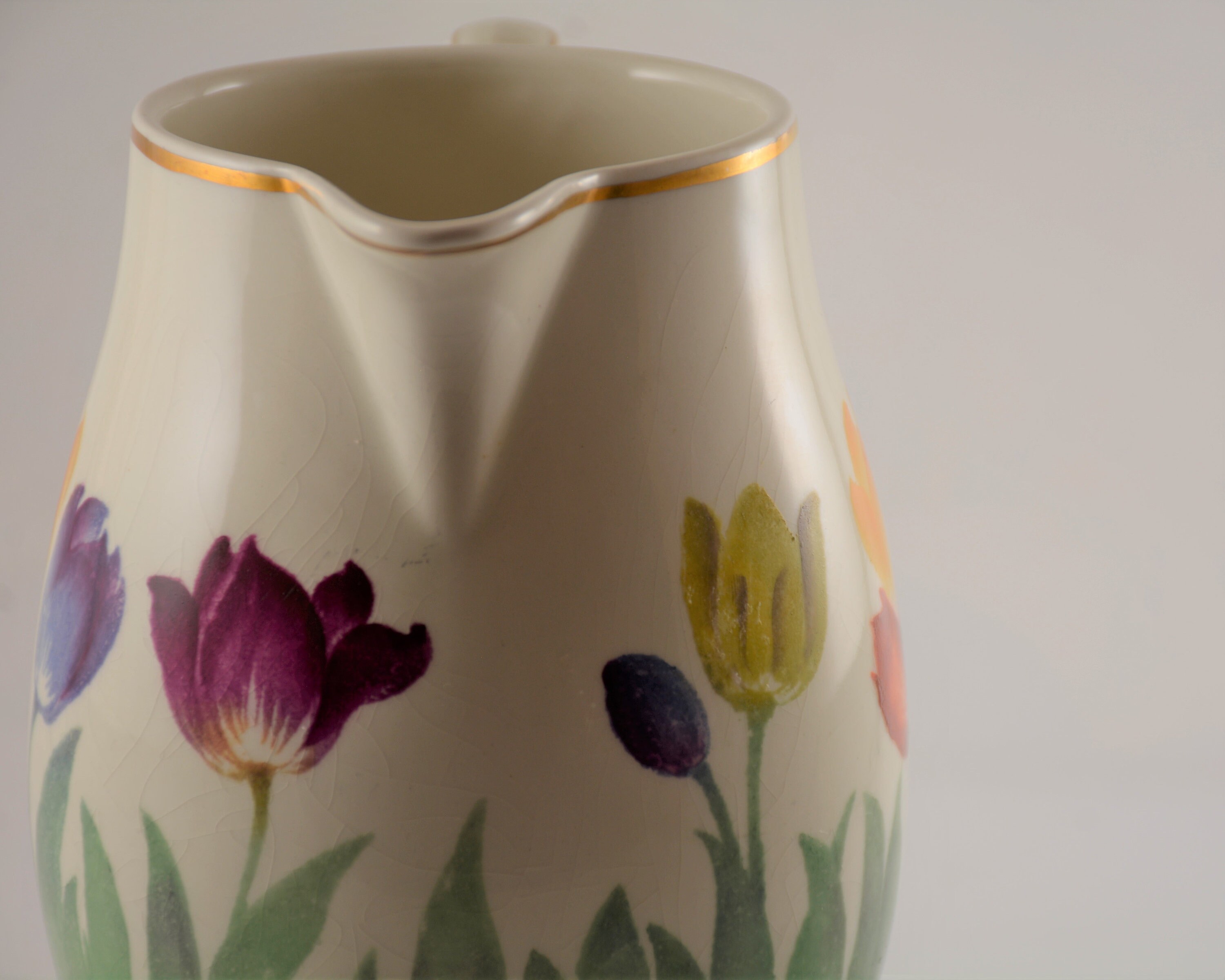 Booths Ceylon Ivory Tulip Pitcher - Etsy