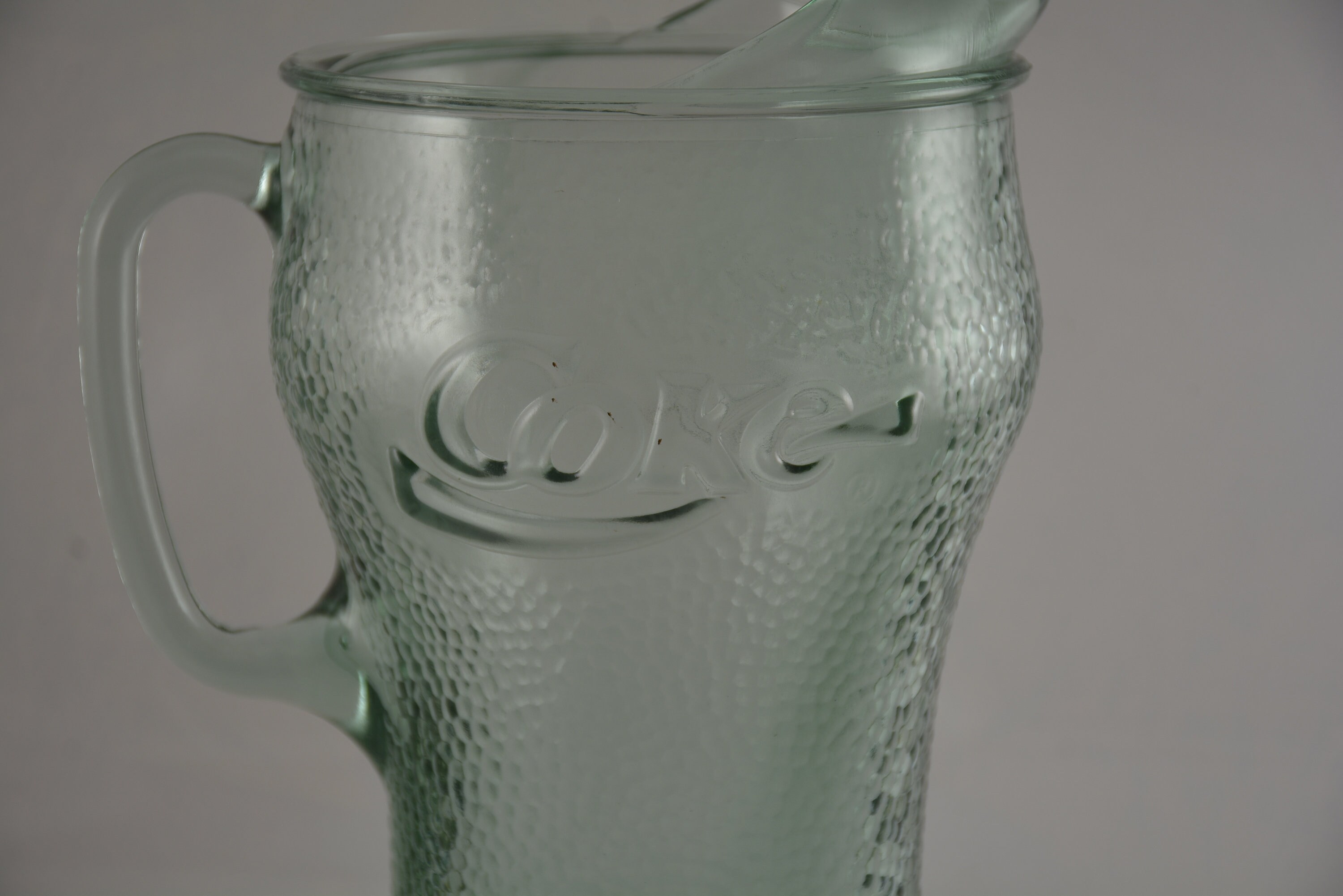 Large Coca Cola Glass Pitcher - Etsy