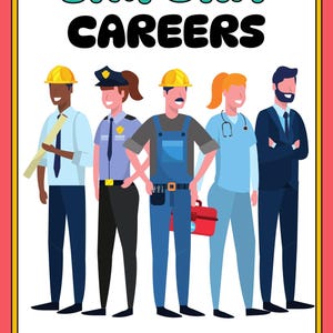 Uniform Careers Colouring Book for Kids - Etsy