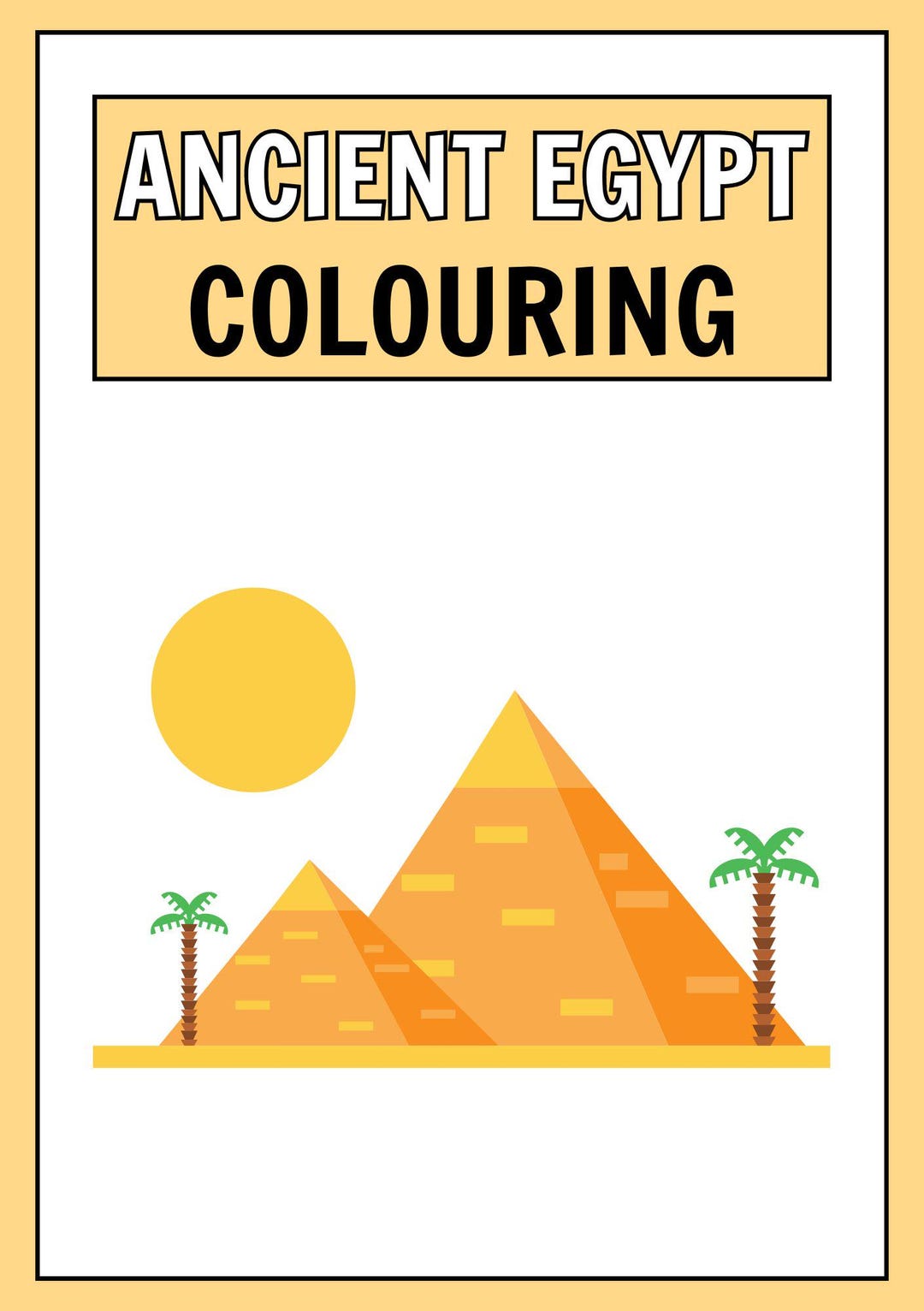 Ancient Egypt Colouring Book for Kids - Etsy