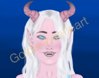 Digital Character Portrait/bust - Color - Etsy