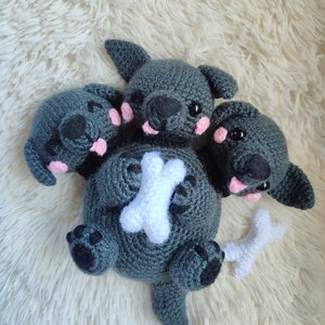 Cerberus Puppy Amigurumi Crochet Pattern - Etsy