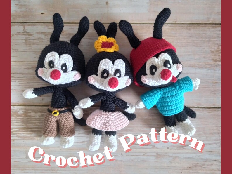 Crochet Amigurumi Pattern Animaniacs - Etsy