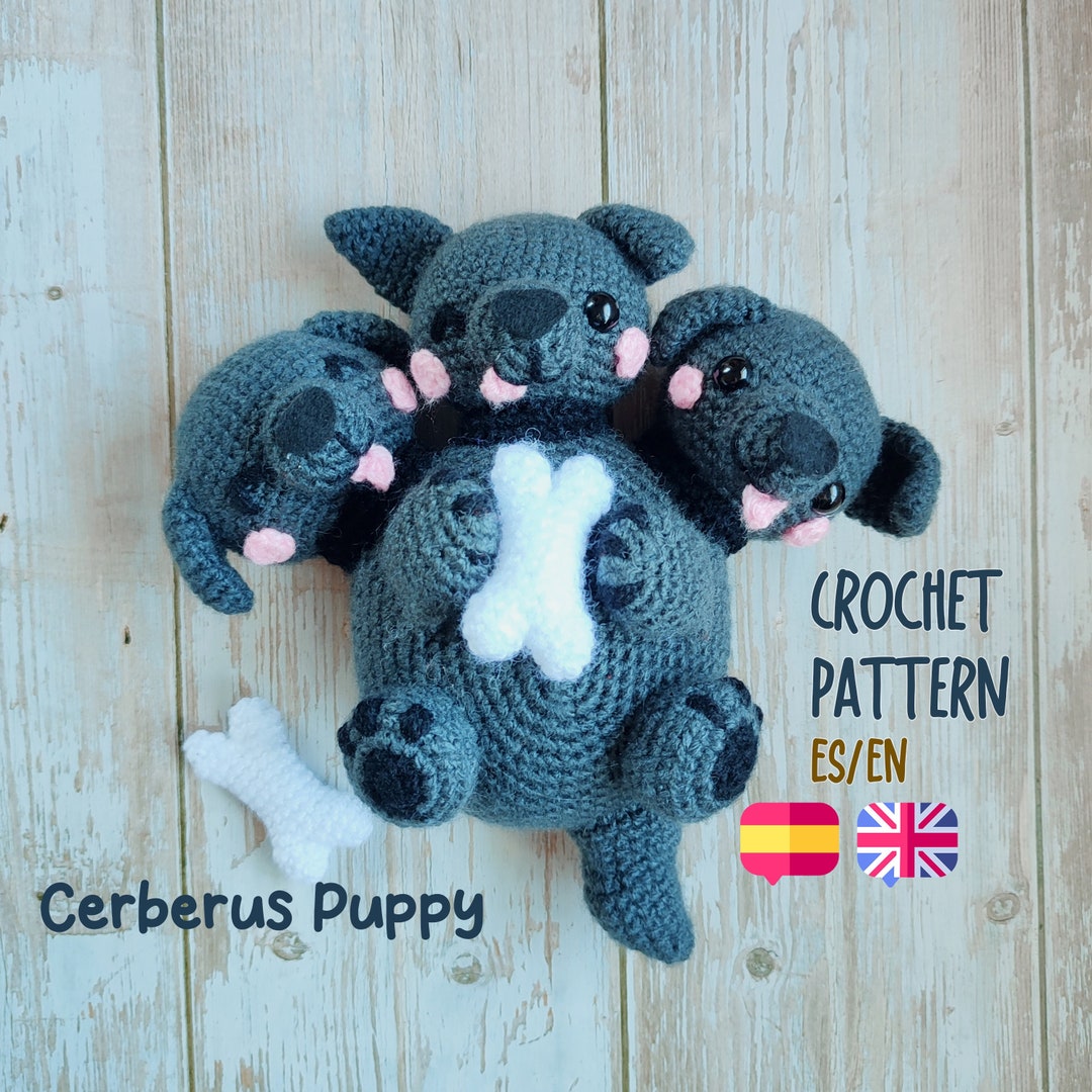 Cerberus Puppy Amigurumi Crochet Pattern - Etsy