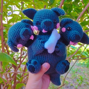 Cerberus Puppy Amigurumi Crochet Pattern - Etsy