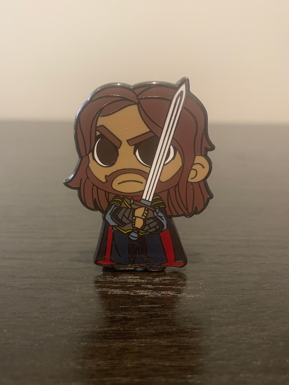 Aragorn Enamel Pin Chibi Aragorn Cute Pin Strider Enamel | Etsy