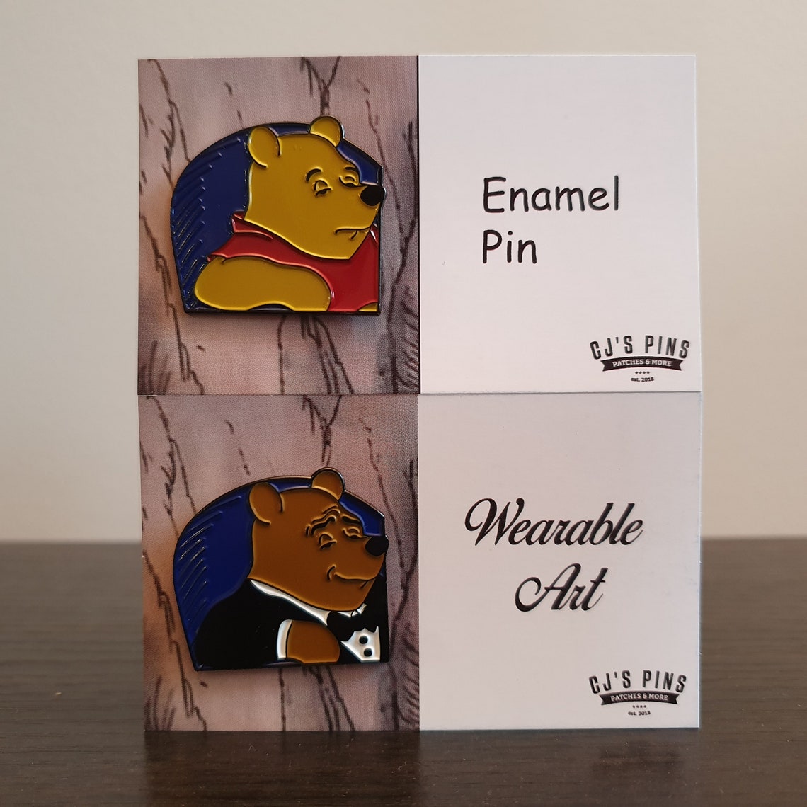 Winnie the Pooh Pin Meme Pin Enamel Pin Cartoon | Etsy