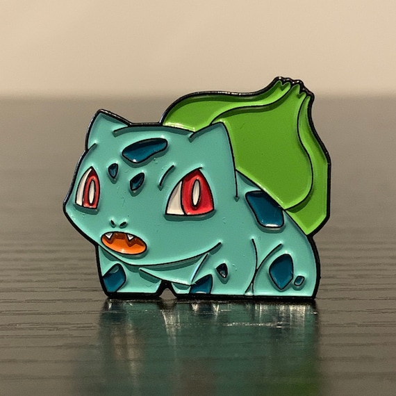 Surprised Bulbasaur Pin Lapel Pin Soft Enamel Pingame | Etsy