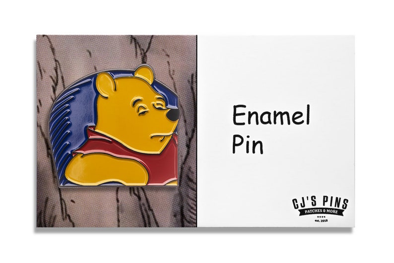 Winnie the Pooh Pin - Meme Pin - Enamel Pin - Cartoon - Childrens - Etsy