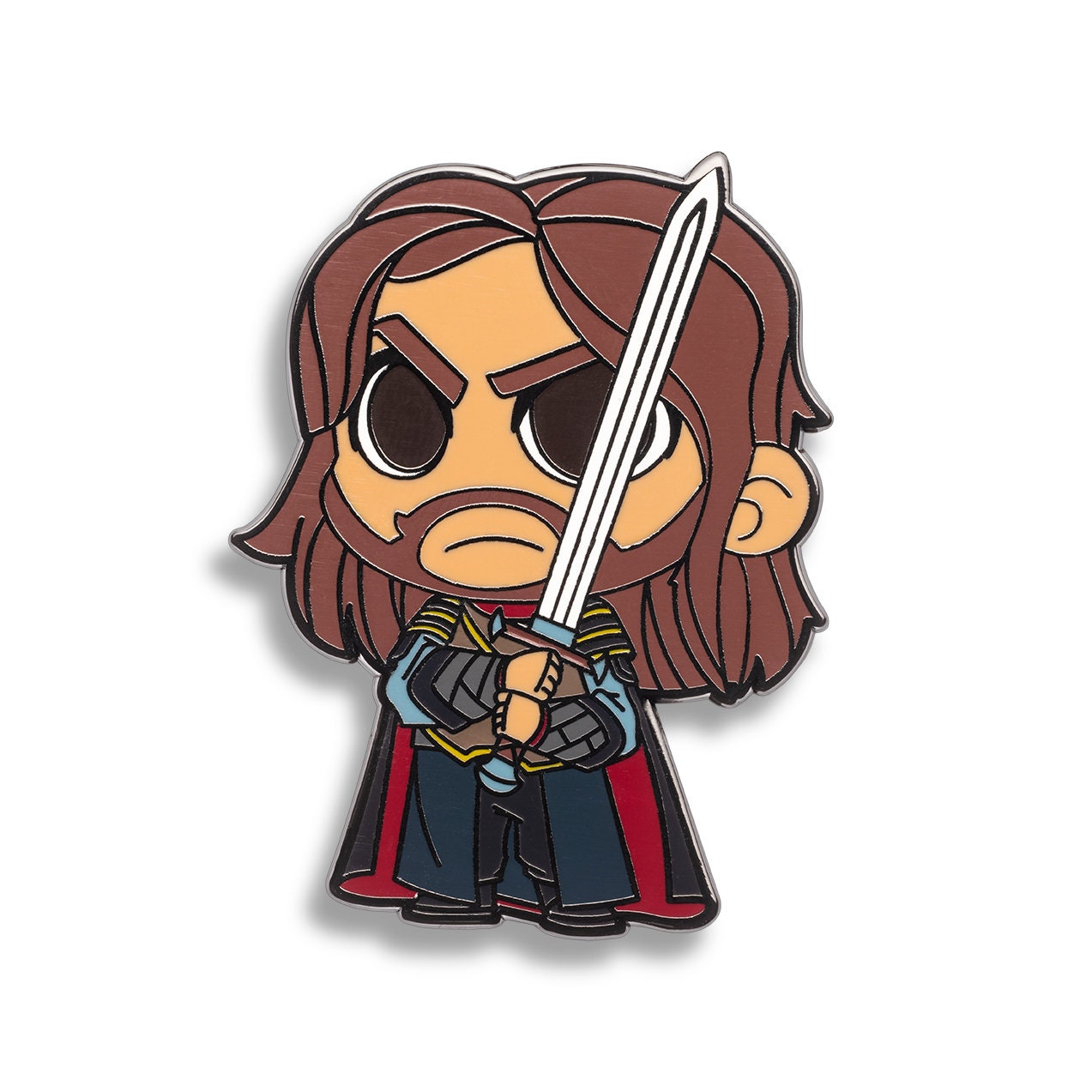Aragorn Enamel Pin Chibi Aragorn Cute Pin Strider Enamel Pin Lord of ...